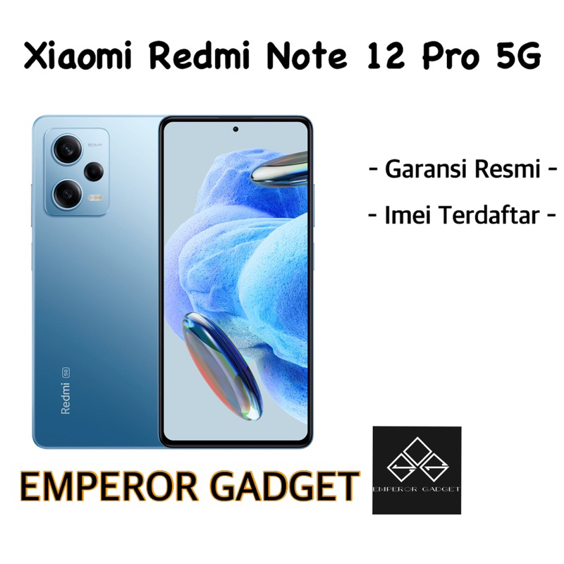 Jual Xiaomi Redmi Note 12 Pro 5G Ram 8/256 GB Garansi Resmi Indonesia ...