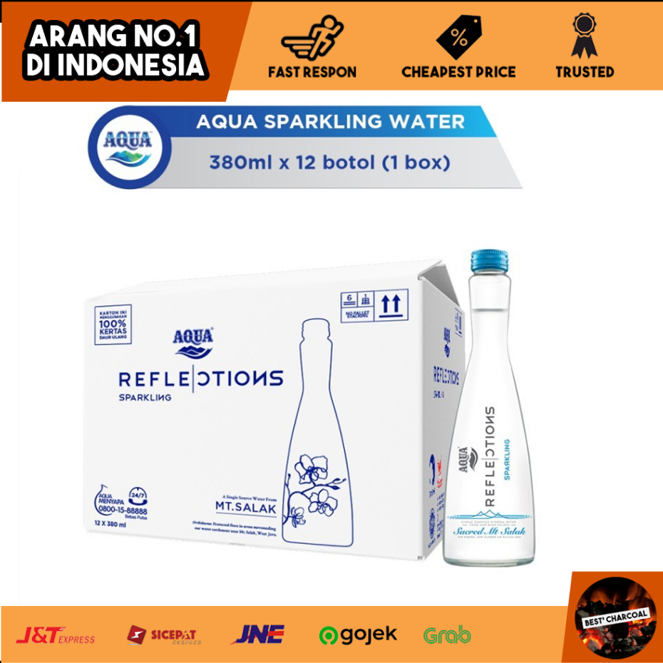 Jual AQUA Reflections Still 380ml x 12 botol ( 1 box) | Shopee Indonesia