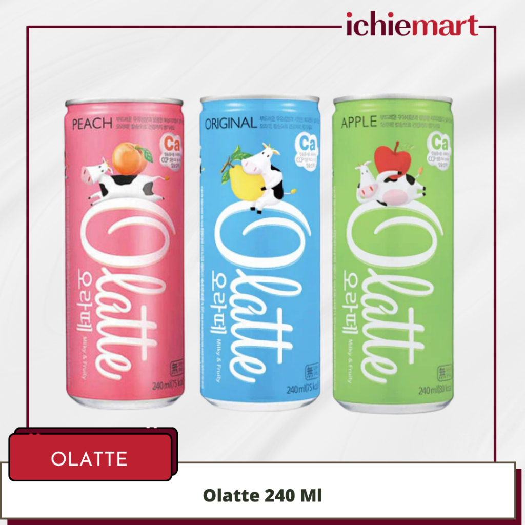 Jual Olatte Milky and Fruity / Minuman Susu Rasa Buah 240 ml | Shopee ...