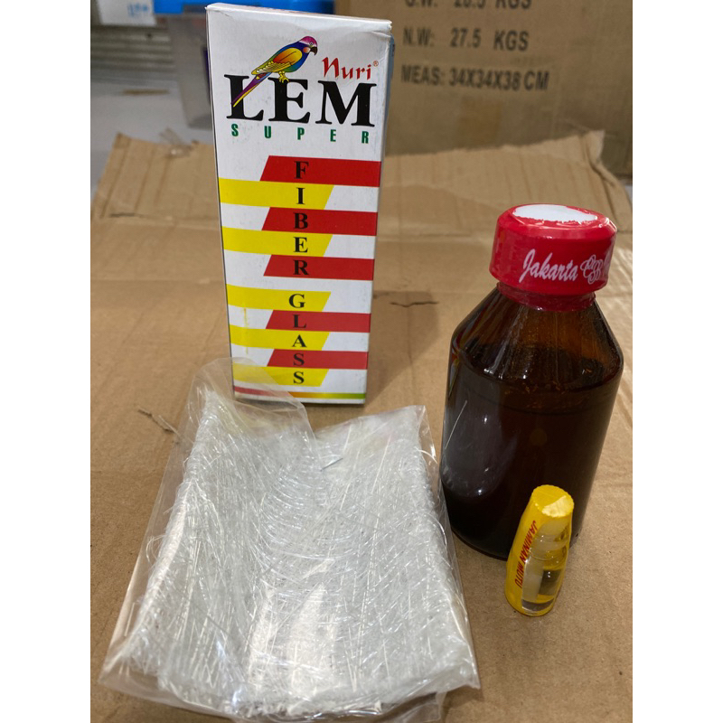 Jual lem fiber glass / lem fiber glass nuri / lem fiber nuri - pulau ...
