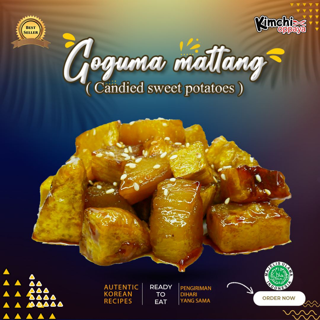 Jual Goguma Mattang Kimchi Oppaya Korean Candied SweetPotato 150Gr ...