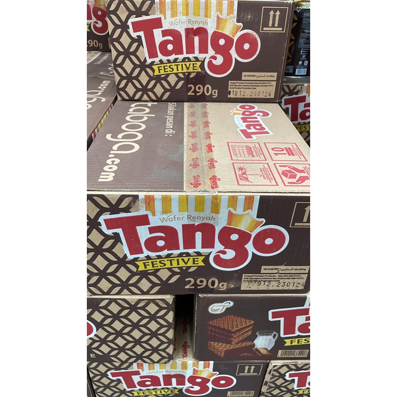 Jual Tango Wafer 1 Dus Isi 6 Kaleng (Exp Januari 24) | Shopee Indonesia