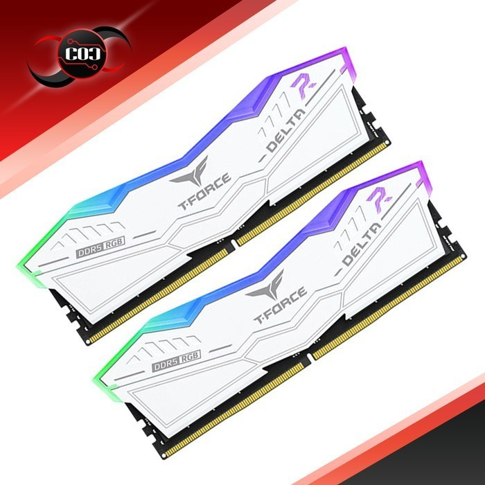 Jual Team T-Force Delta RGB DDR5 6000MHz Dual Channel 64GB (2x32GB ...