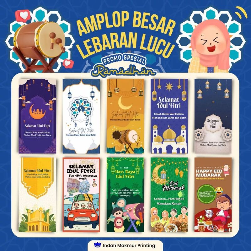 Jual Amplop THR isi 10 amplop zakat amplop lebaran amplop idul fitri ...