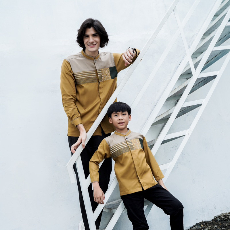 Jual FATIH MUSTARD BAJU KOKO ALACHWAN / al-achwan (tersedia couple dan ...