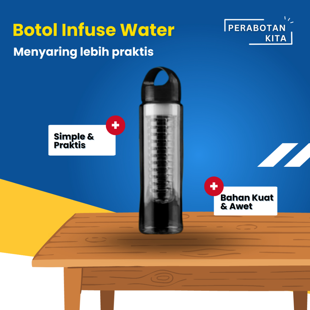 Jual perabotankita.id Botol Infuser Water Free 700 ml | Shopee Indonesia