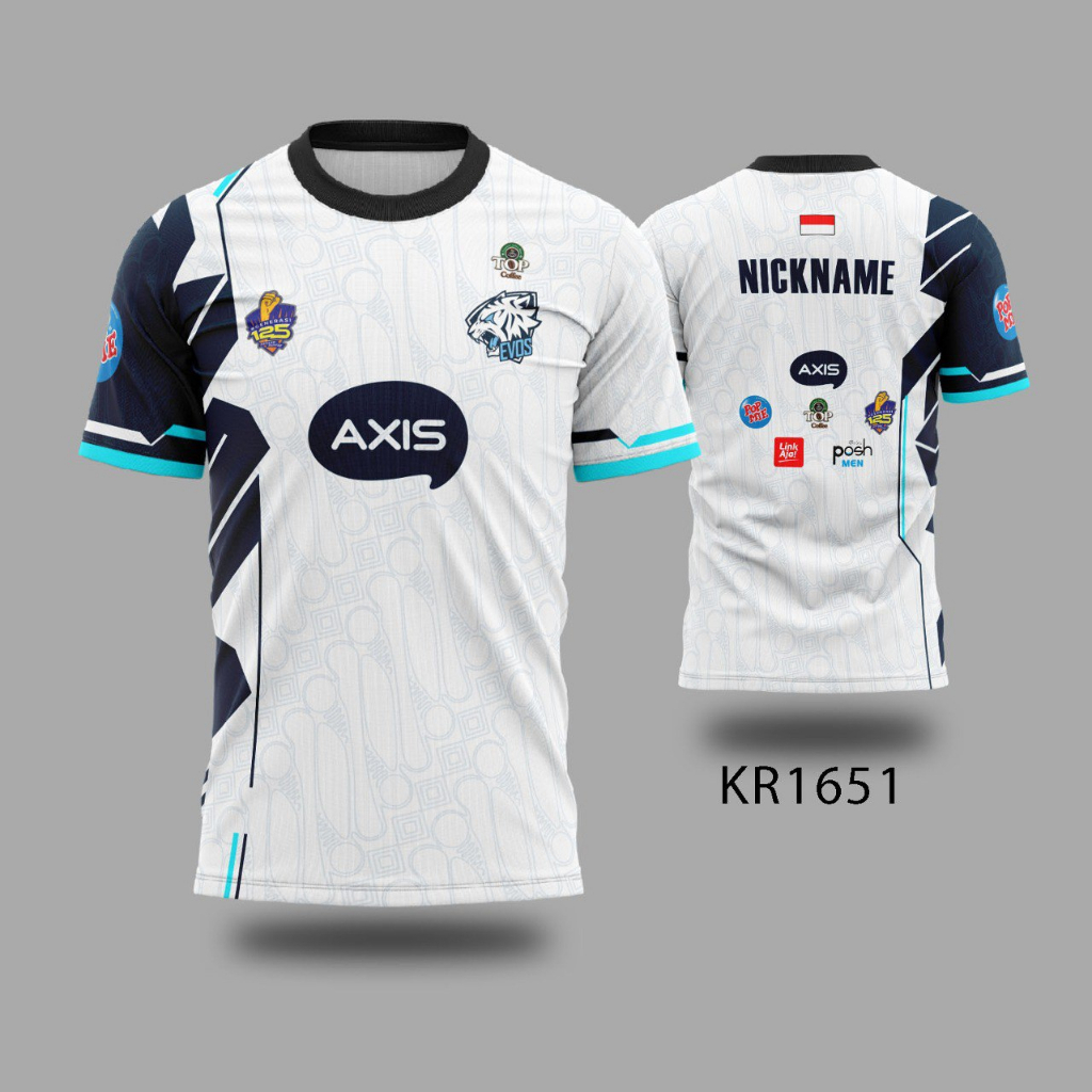 Jual Jersey Team esports Evos 2023 Aura Onic RRQ Bigetron | Shopee Indonesia