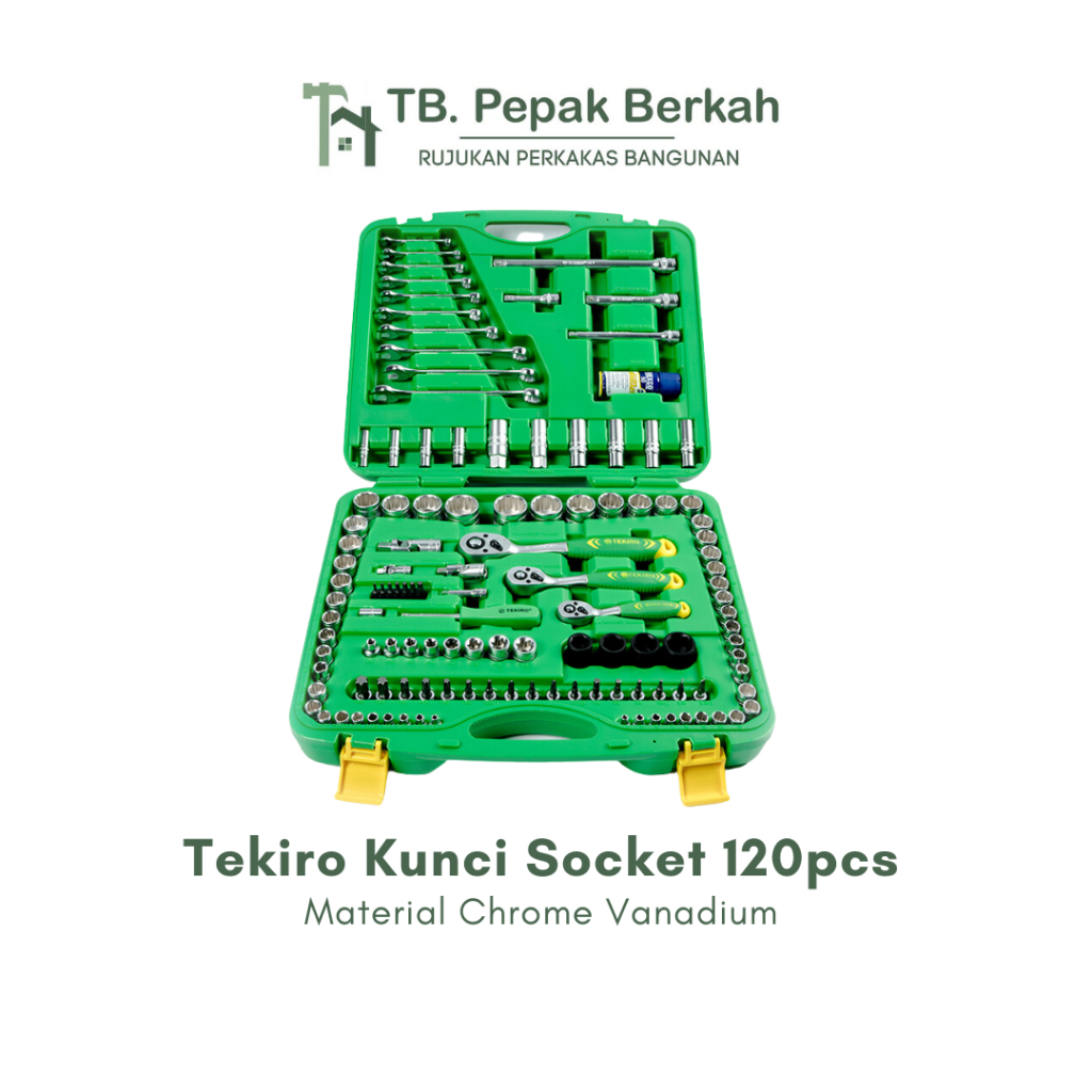 Jual Kunci Socket Sok Set Tekiro Shock Wrech 120 pcs | Shopee Indonesia