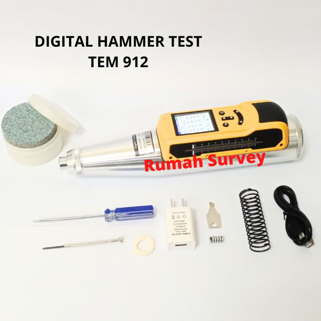 Jual Hammer Test Digital / Alat Uji Beton Digital Test Hammer TEM912 ...