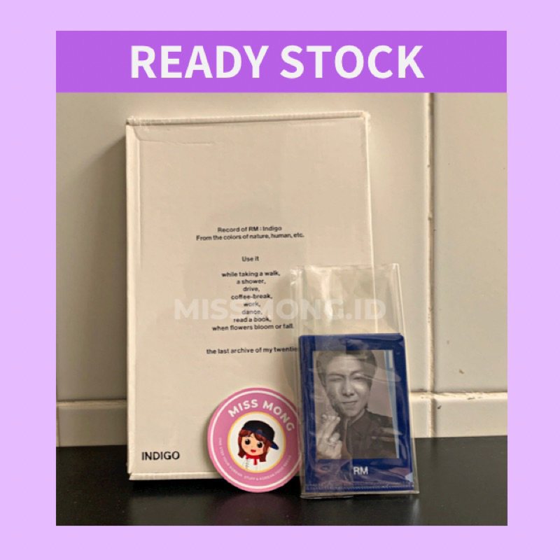 Jual [READY STOCK] RM 1st Solo Album INDIGO Official Weverse PhotoBook ...