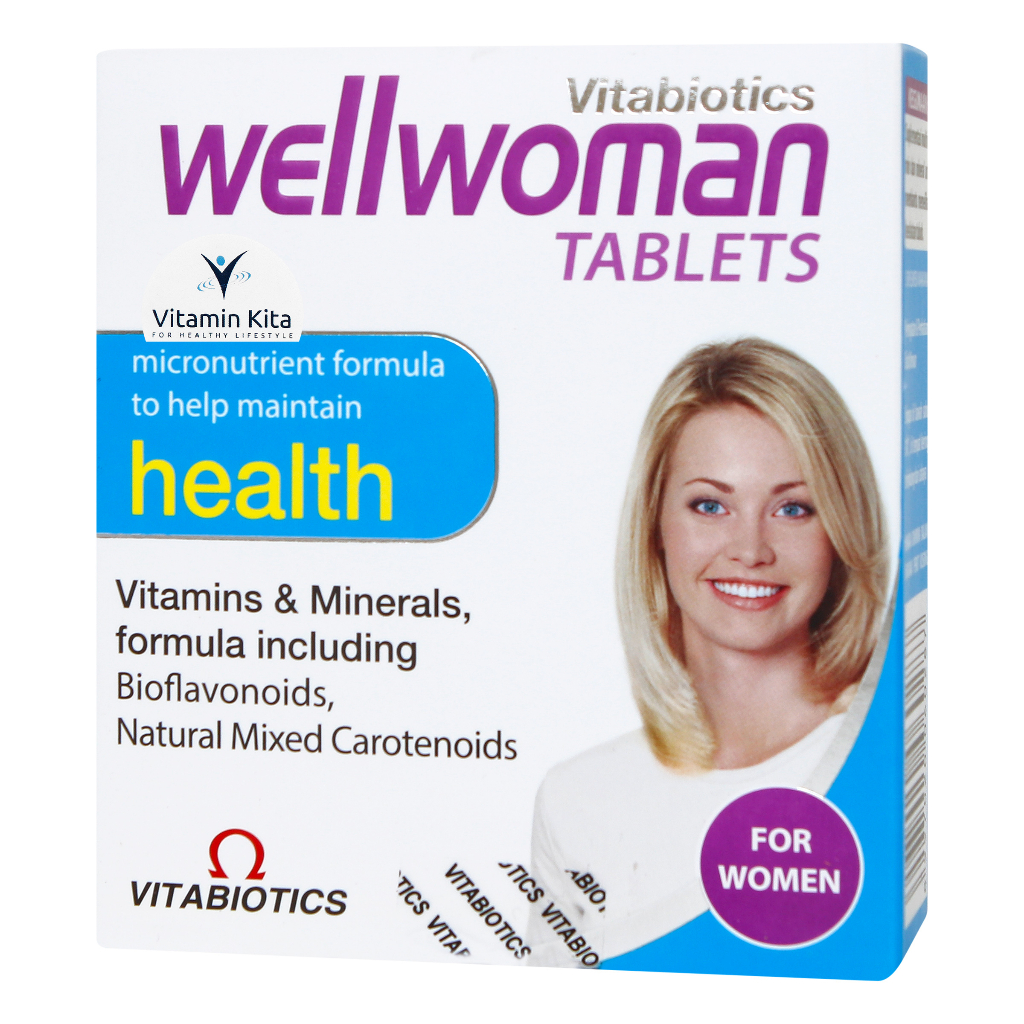 Jual VITABIOTICS WELLWOMAN 1 BOX ISI 30 TABLET MULTIVITAMIN DAN MINERAL ...