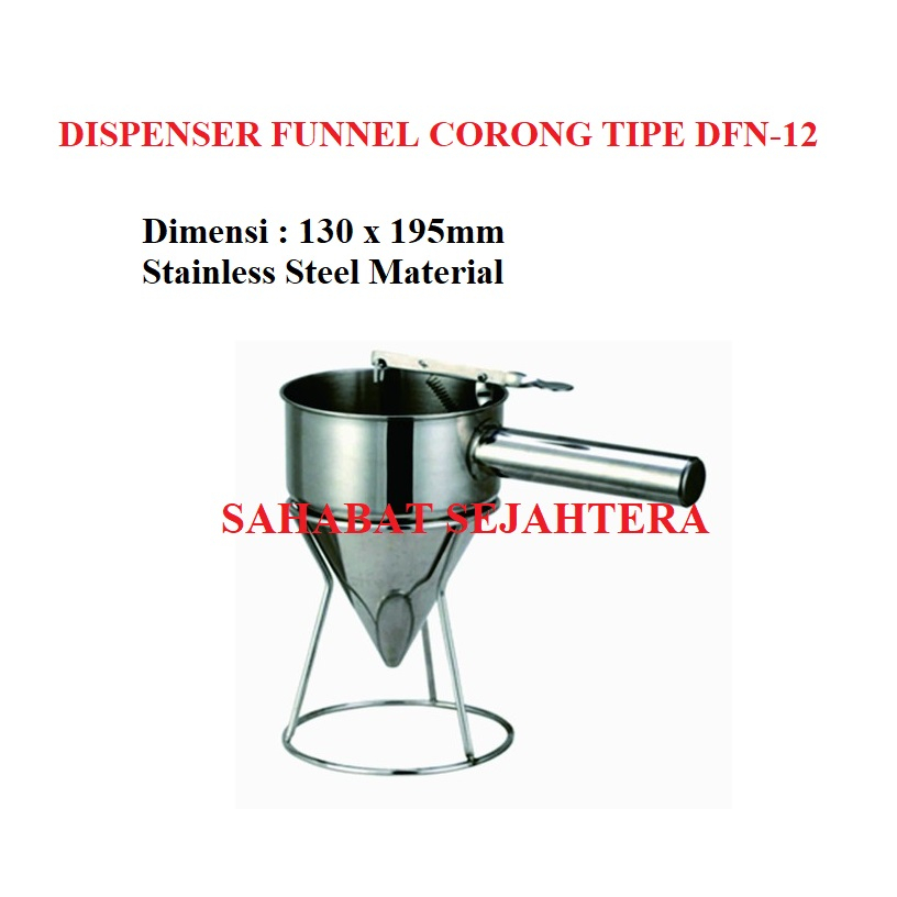Jual Dispenser Funnel Corong MUTU TIPE DFN-12 / DFN 12 / DFN12 | Shopee ...