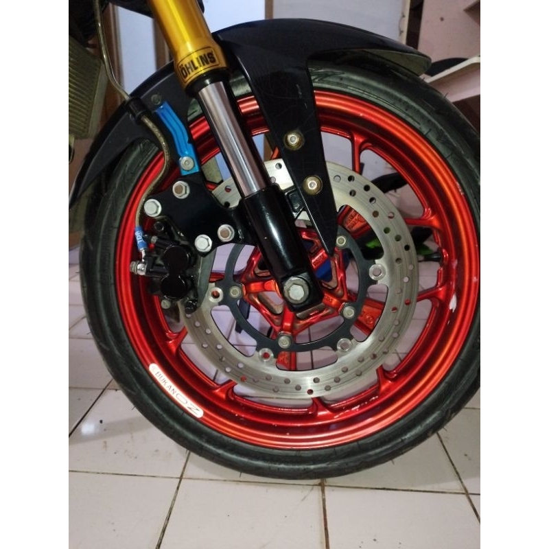 Jual Bracket Kaliper Xabre, R15 V2, MT15 , XSR 155 Menggunakan Disc Piringan Cakram R25 atau ...