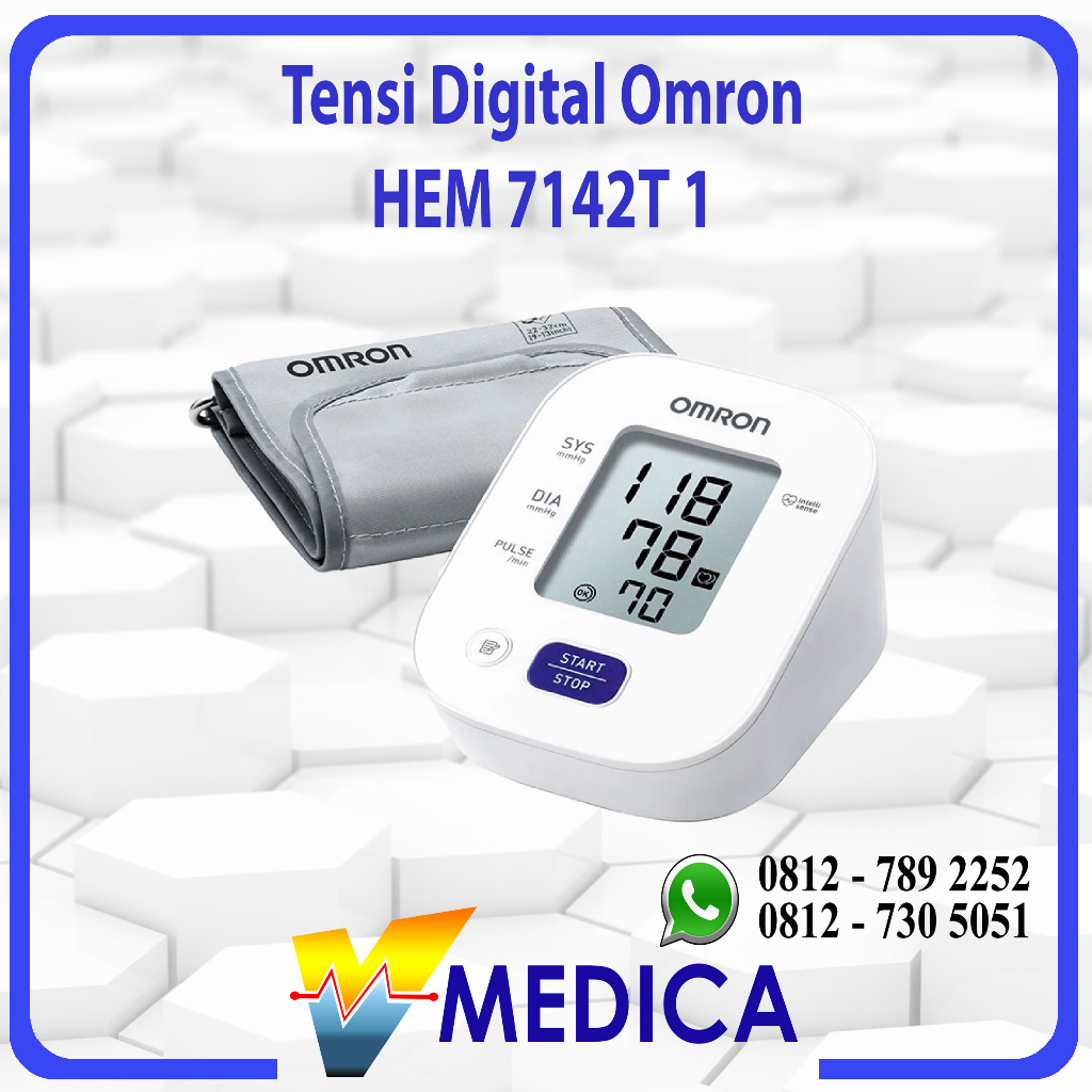 Jual Tensi Digital Omron HEM 7142T 2 Bluetooth / Tensimeter Digital ...