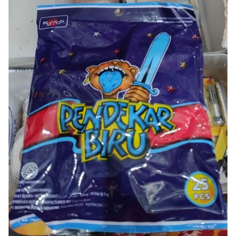 Jual permen,loly,pendekar,biru,25pcsx5gr=125gr,,,, | Shopee Indonesia