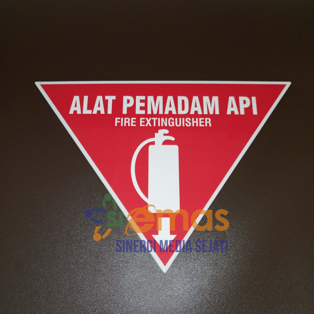 Jual Akrilik Segitiga APAR | Akrillik Tanda Alat Pemadam Api | Akrilik ...