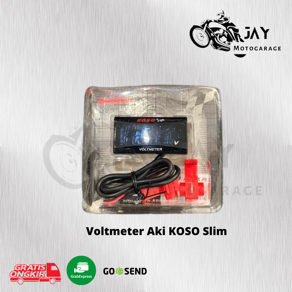 Jual Voltmeter Digital Koso Mini 12V ORIGINAL 100% Universal | Shopee ...