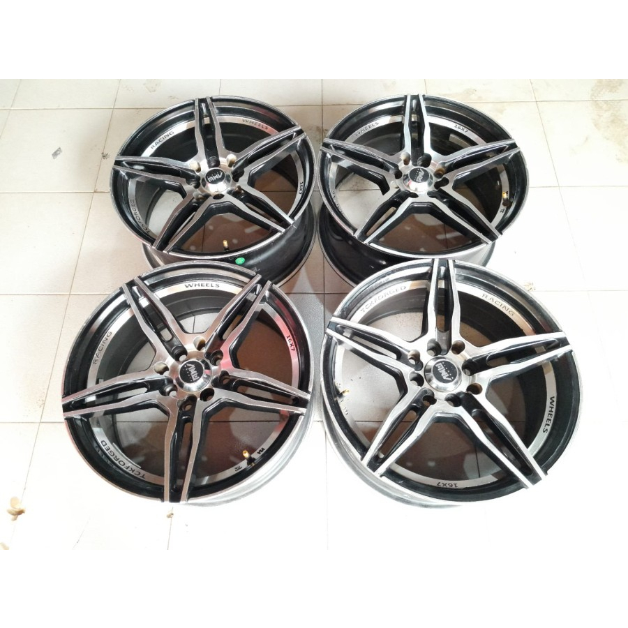 Jual Velg Racing Seken Amw wheels R16 Baut 4 Pnp Mobil Datsun Etios ...