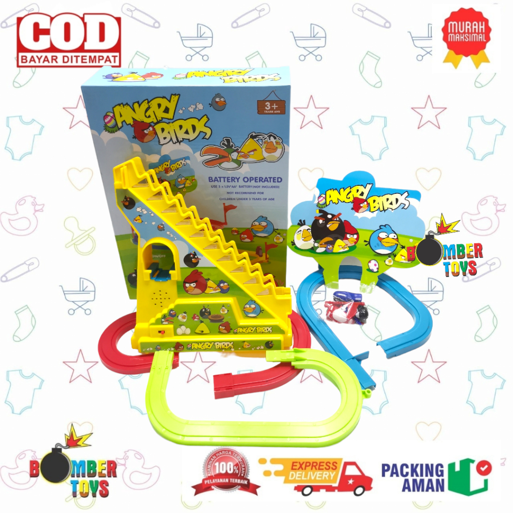 Jual MAINAN ANAK BEBEK PINGGUIN SELUNCUR TANGGA BAYI SMALL DUCK TRACK ...