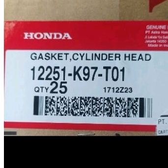 Jual Paking Blok Head PCX 150 FI-12251K97T01 ( GASKET,CYLINDER HEAD ...