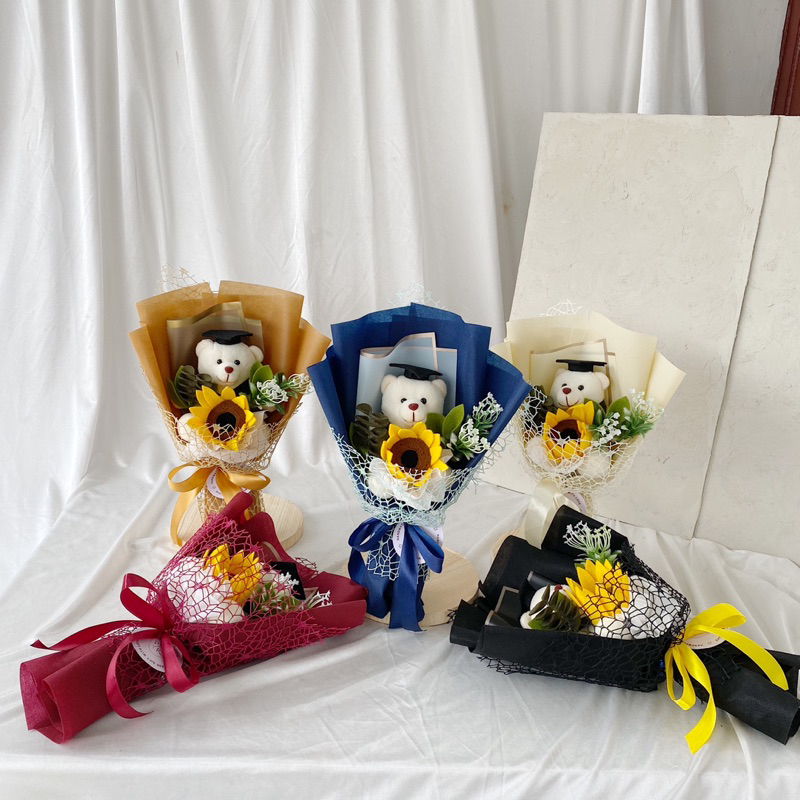 Jual PAPERUSH.ID [BFSB01] Buket Bunga Wisuda Bunga Matahari / Hadiah ...