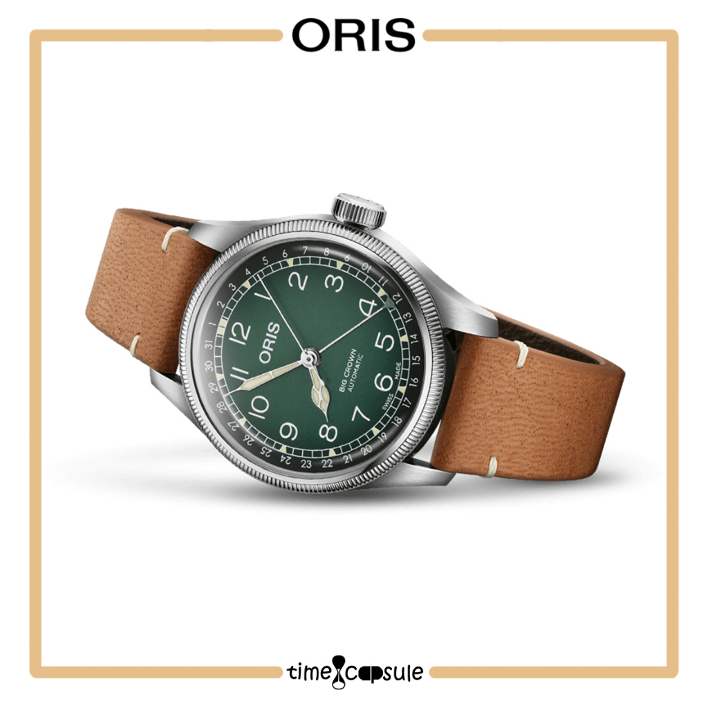 Jual Jam Tangan ORIS Big Crown x Cervo Volante 754 7779 4067 Brown ...