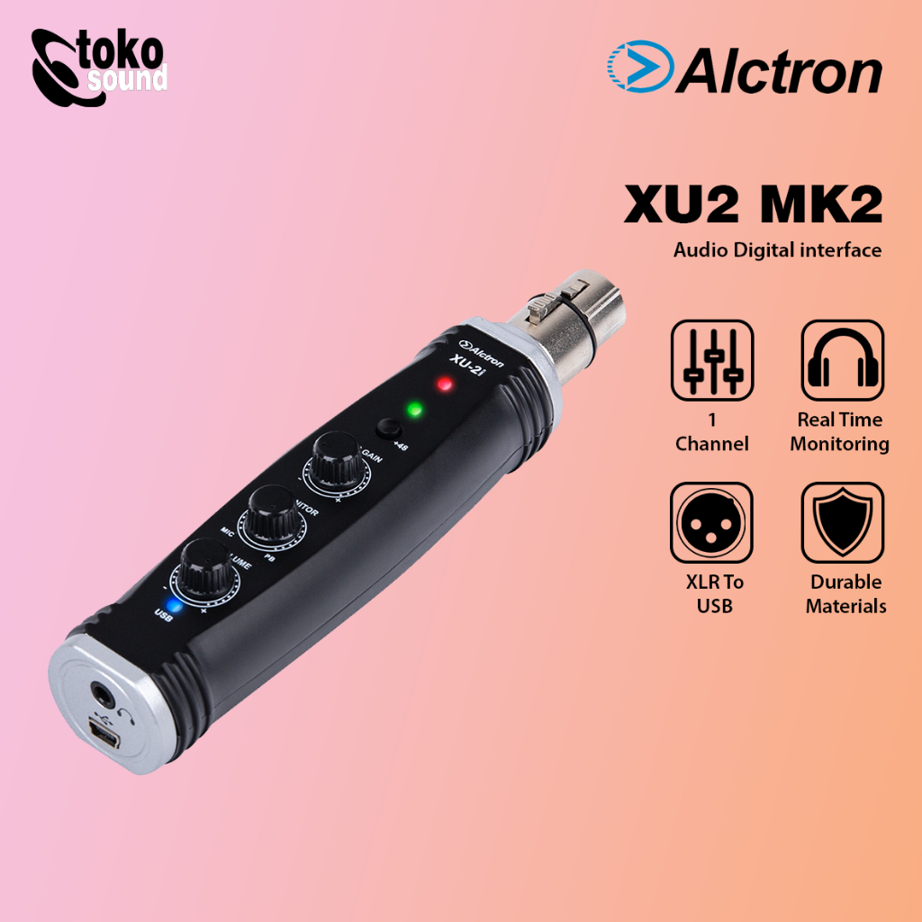 Jual ALCTRON XU2 MKII MK2 - USB Audio Interface | Shopee Indonesia