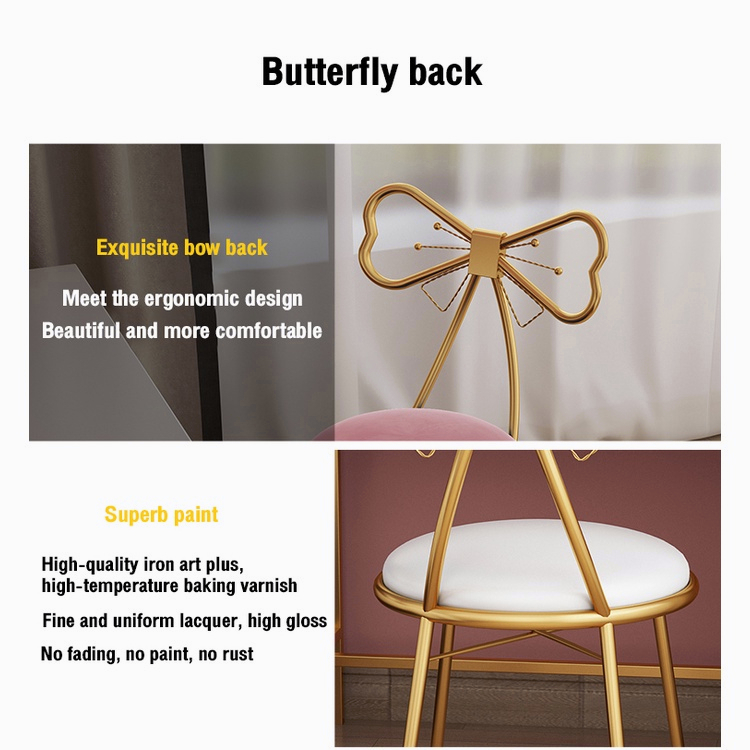 Jual E-TIFE Kursi Rias Minimalis / Kursi Estetik / Kursi Meja Rias ...