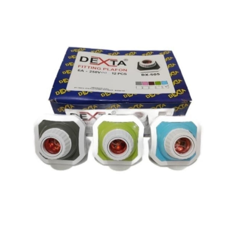 Jual Fitting Lampu Warna Dexta / Fitting Plafon Warna Dexta | Shopee Indonesia