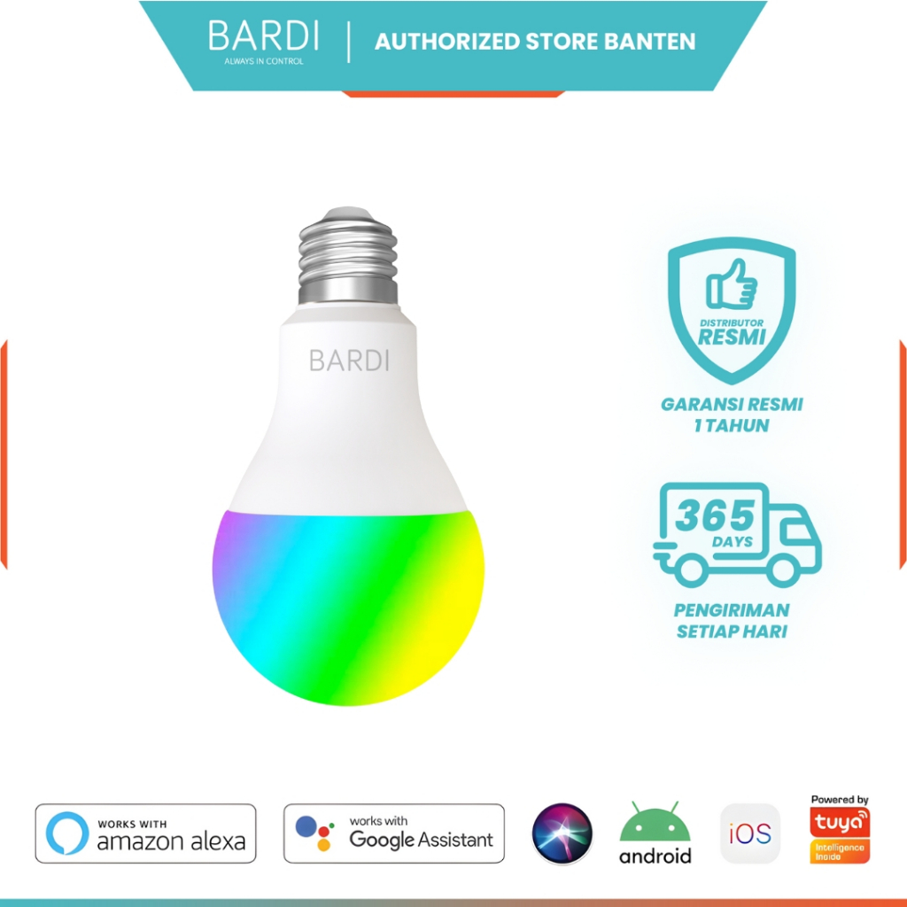 Jual BARDI Smart Light LED Bulb Lampu Pintar 12 Watt RGB WW WiFi ...