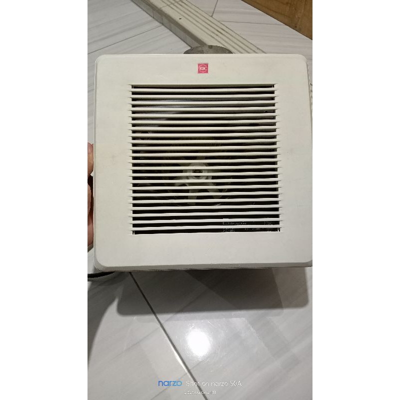 Jual Ceiling Exhaust Fan Plafon Cerobong Sirocco 6" inch KDK 17CDQN ...