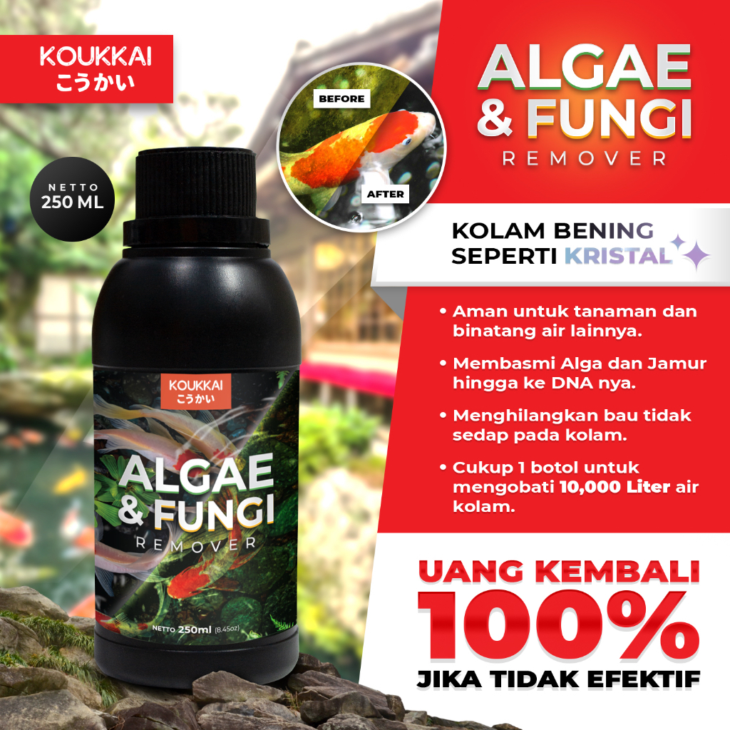 Jual Anti Alga & Jamur KOUKKAI 10.000L Air / KOUKKAI Algae & Fungi ...