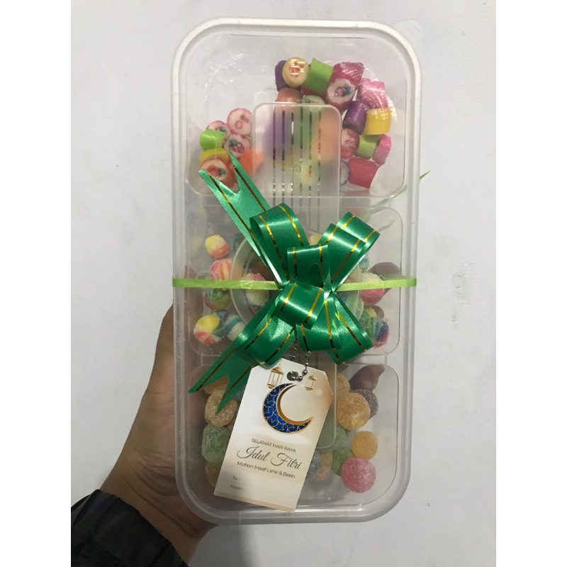 Jual Permen Viral 3 Sekat / Candy Tray / Permen viral permen buah ...