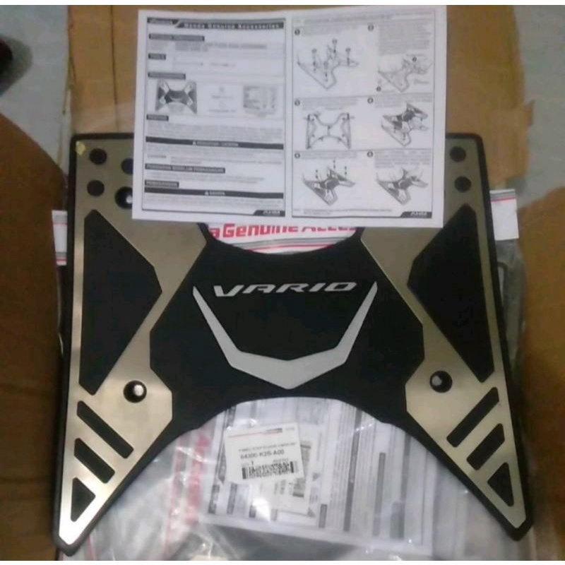 Jual Karpet Alas Pijakan Kaki Vario 160 Original Panel Step Floor AHM Honda (Double Tape lengkap ...