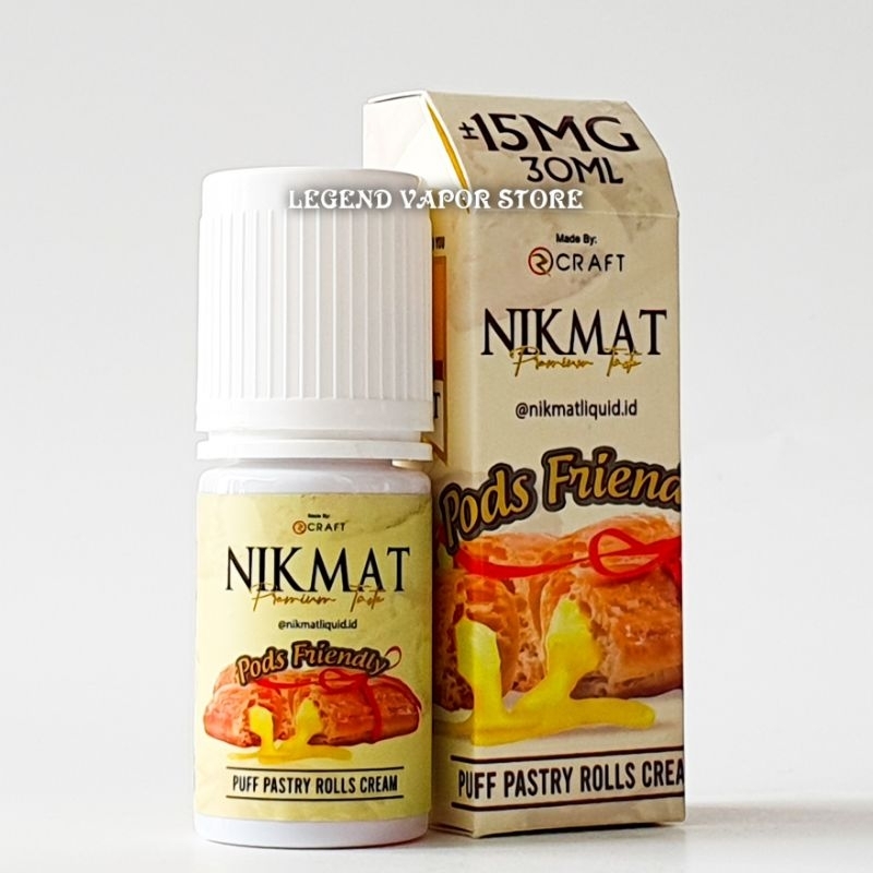Jual SALT NIC - LIQUID NIKMAT Puff Pastry Rolls Cream 30ML 15MG ...