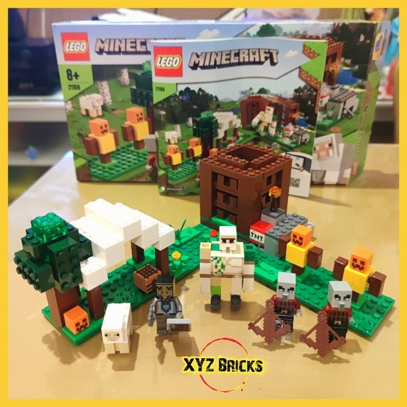 Jual LEGO 21159 - Minecraft The Pillager Outpost - USED | Shopee Indonesia