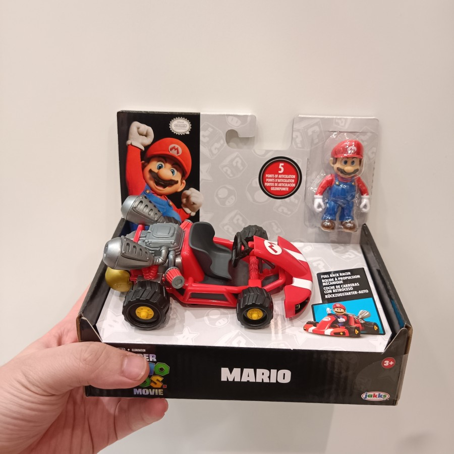 Jual Super Mario Bros Kart The Movie Figure Mario Kart Figure Pull Back ...