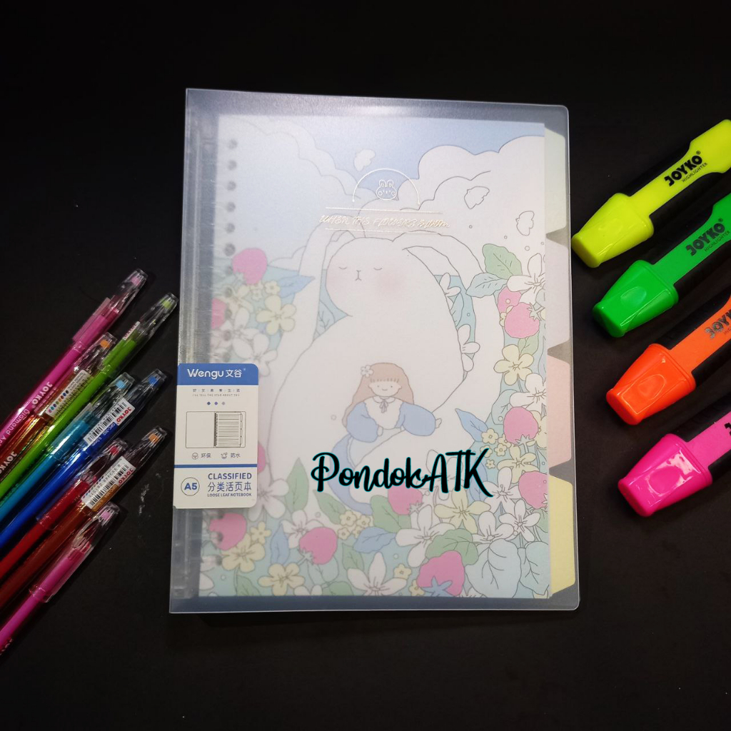 Jual Binder Plastik Transparan Wengu Map Binder A5 Plastik | Shopee ...