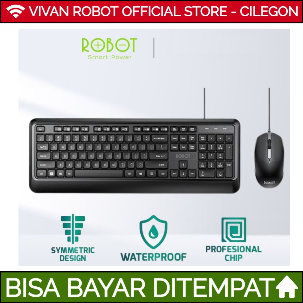 Jual Robot Set Combo Keyboard And Mouse Km2600 Original Shopee Indonesia