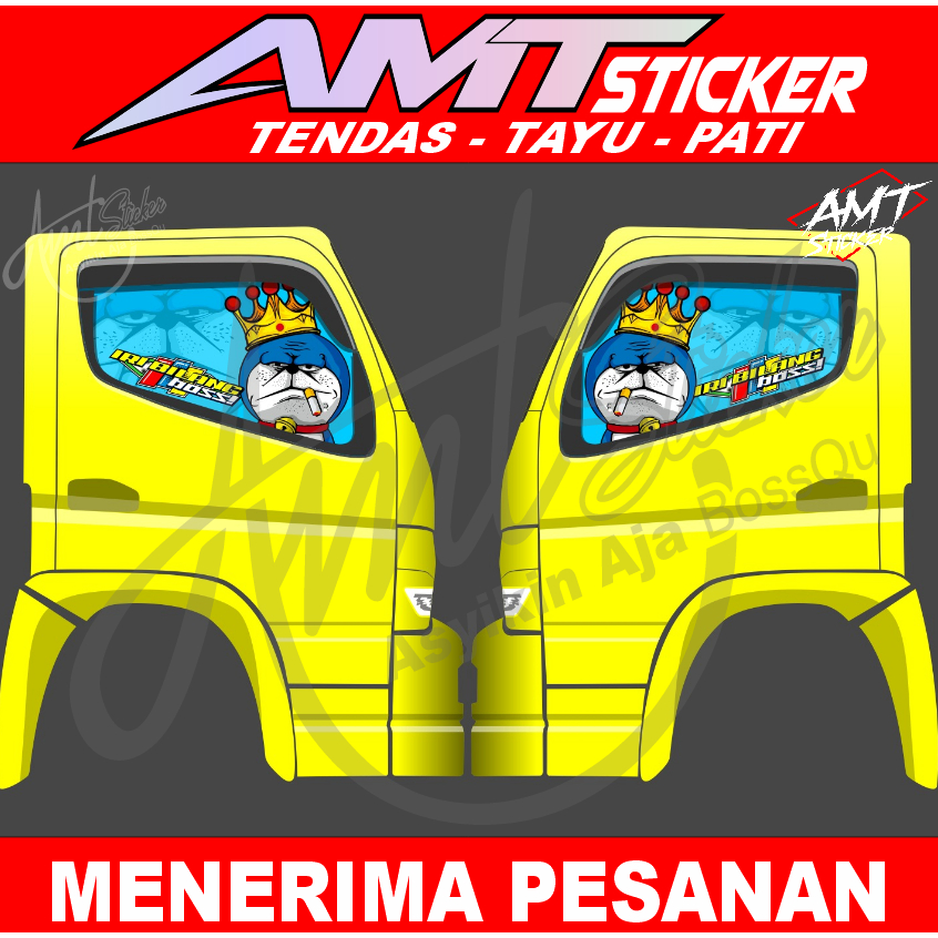 Jual STIKER ONE WAY-STIKER KACA KIRI KANAN TRUK CANTER-STIKER VARIASI ...