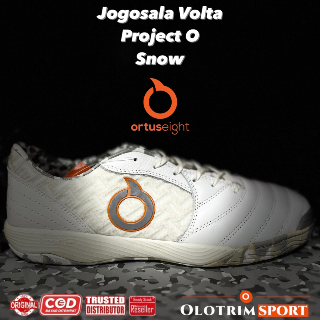 Jual [Limited Ediiton] Sepatu Futsal Ortus Jogosala Volta Project O Snow Original | Shopee Indonesia