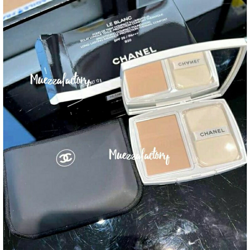 Jual CHANEL LE BLANC COMPACT POWDER NEW FORMULA AND NEW PACKAGING ...