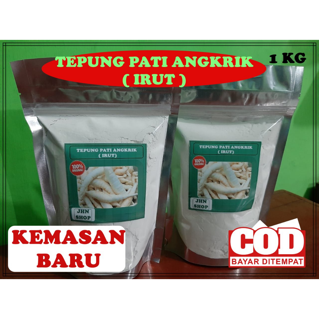 Jual TEPUNG GARUT / PATI IRUT / PATI ANGKRIK ASAM LAMBUNG 1 KG | Shopee ...