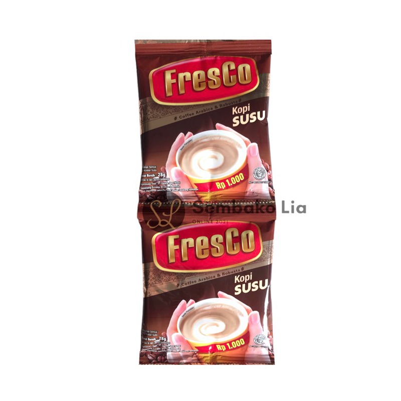 Jual Fresco Kopi Susu 28gr Renteng Isi 10pc Sachet | Shopee Indonesia