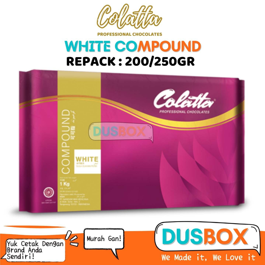 Jual Colatta White Compound 200/250gr / White Coklat Colatta / Coklat ...