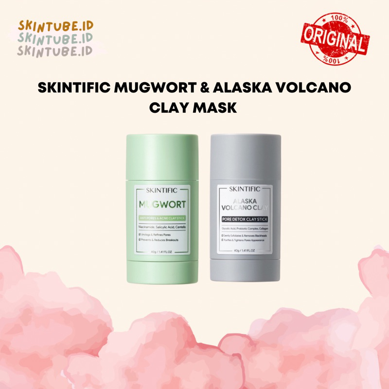 Jual SKINTIFIC Mugwort Anti Pores & Acne Clay Mask Pore Clarifying Mud ...