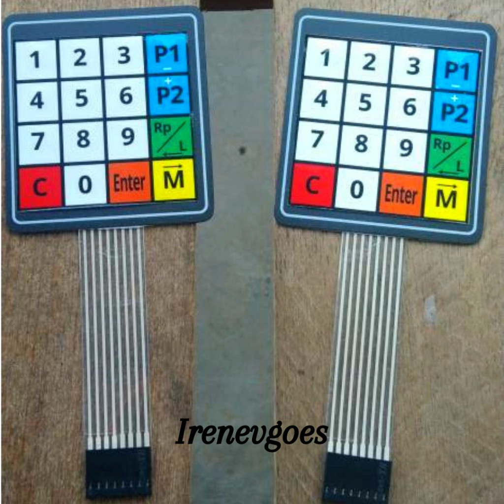 Jual Keypad Pom Mini Membran 4x4 Tombol Model Custom Pertamini Digital
