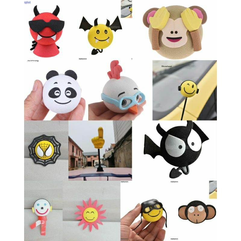 Jual Termurah Boneka Antena Mobil / Happy Ball Boneka antena mobil ...