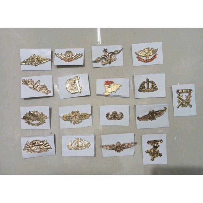 Jual BRIVET EXCLUSIV TNI AL MARINIR LENCANA PIN TNI AL BRIVET PDH AL ...