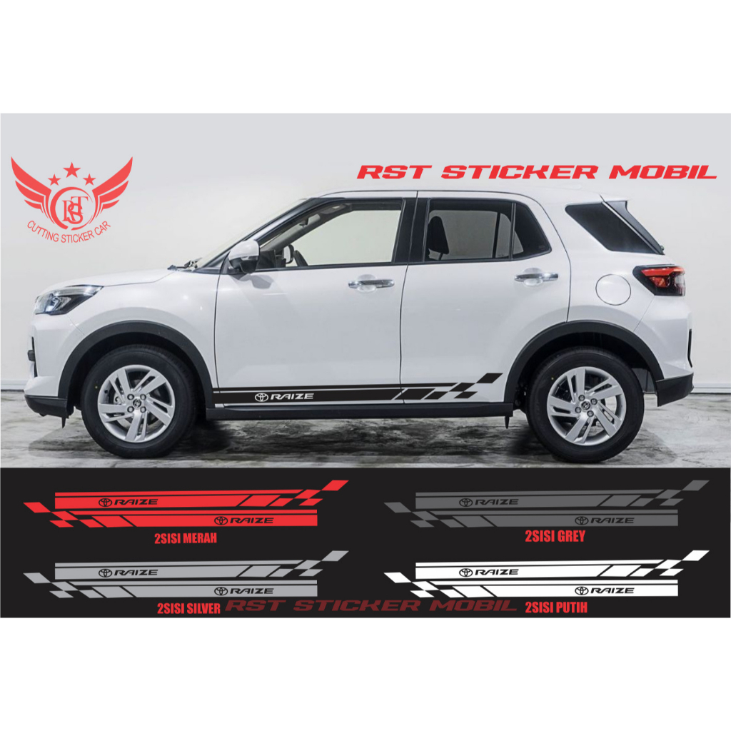 Jual sticker mobil raize cutting sticker mobil toyota raize terbaru ...